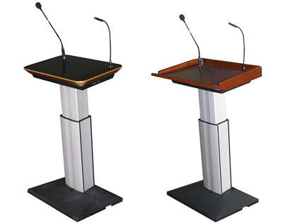 Smart Lectern Electronically Height Adjustable with Light and Mic ...