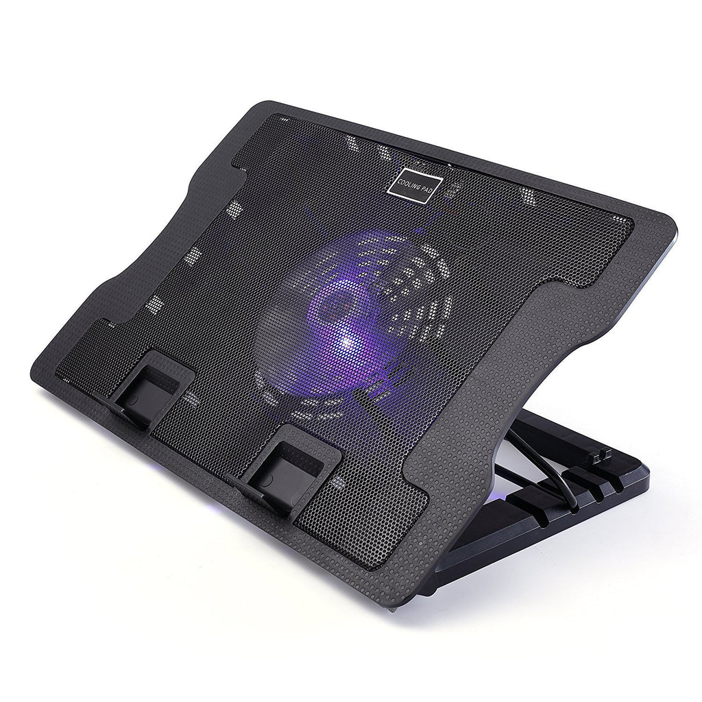 Laptop Cooling Stand with Silent Fan ,USB Powered Adjustable Angled St ...