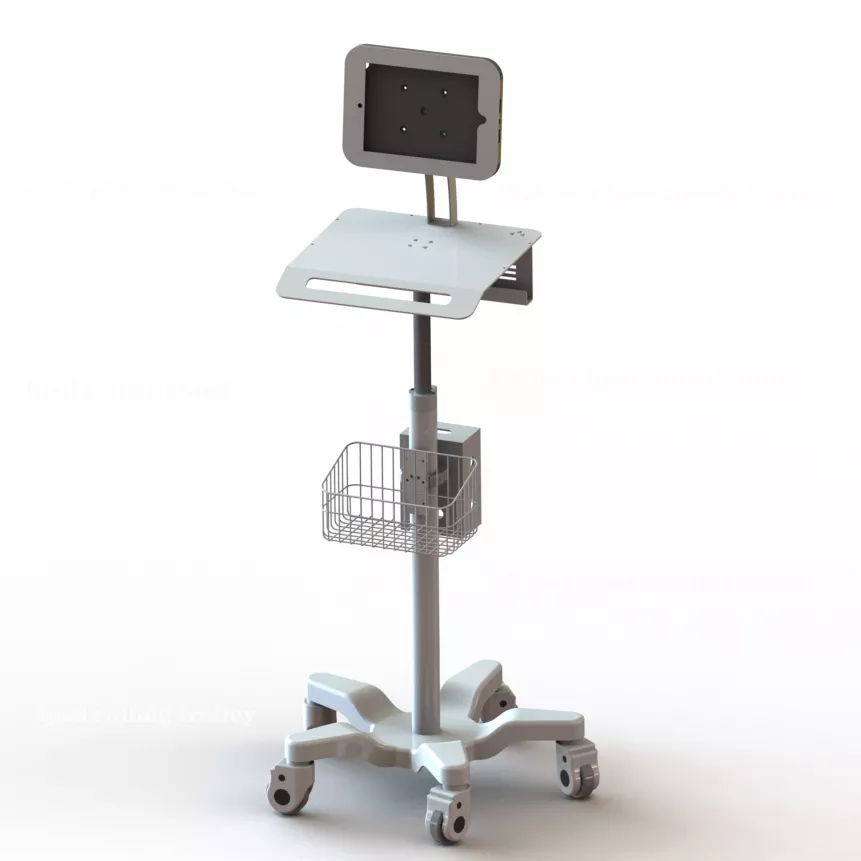 Movable Hospital Tablet Cart Trolley for 9.7 inch /10.2 inch / 12.9inc ...