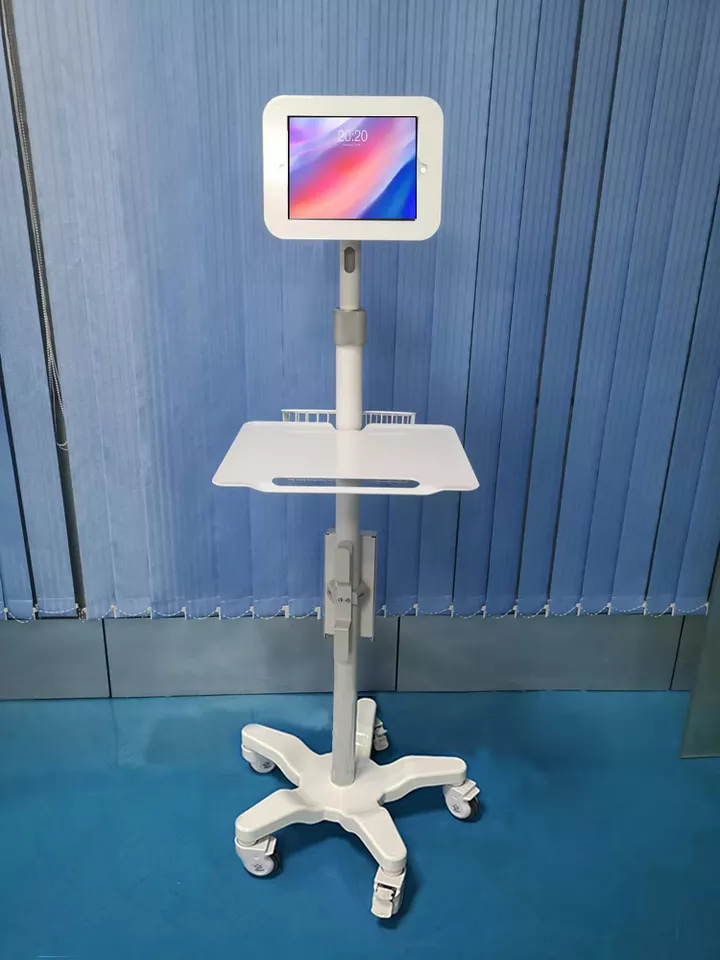 Movable Hospital Tablet Cart Trolley for 9.7 inch /10.2 inch / 12.9inc ...