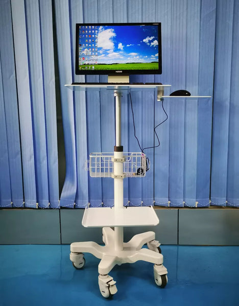 Hospital Mobile Computer Trolley cart Computer Workstation Medical Nur ...