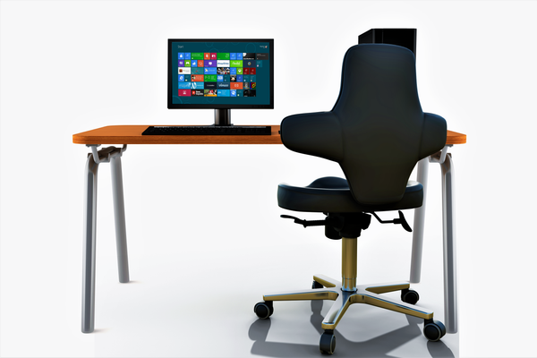 Ergonomic Multi-Purpose Adjustable Sit Stand Office Chair with Tilting ...