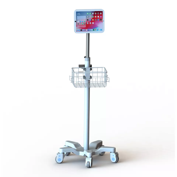 Height Adjustable Patient Rolling Medical Tablet / Ipad cart ...