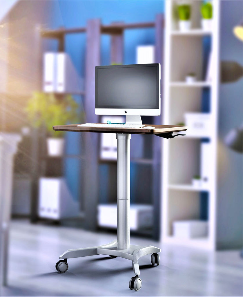 Instant Multi-Purpose Rolling Podium Lectern with Wheels Laptop Workst ...