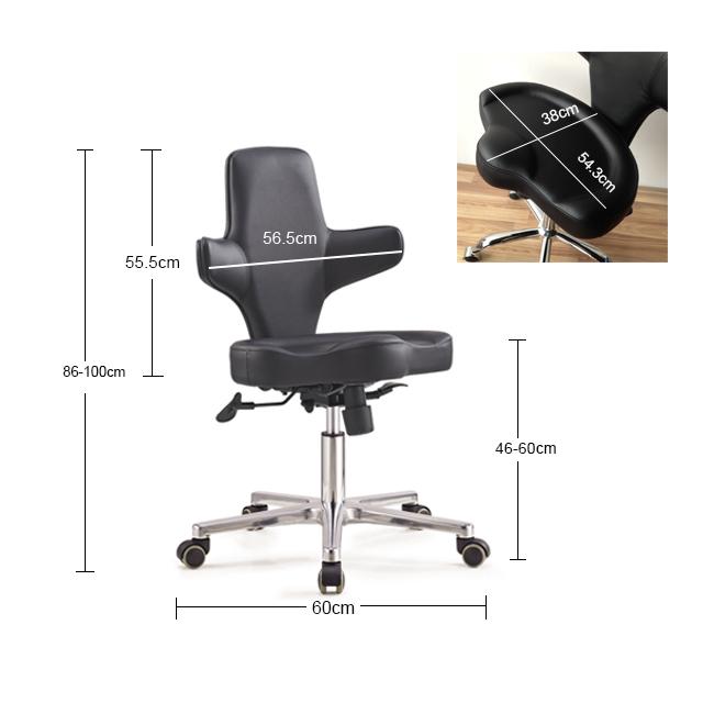 Ergonomic Multi-Purpose Adjustable Sit Stand Office Chair with Tilting ...